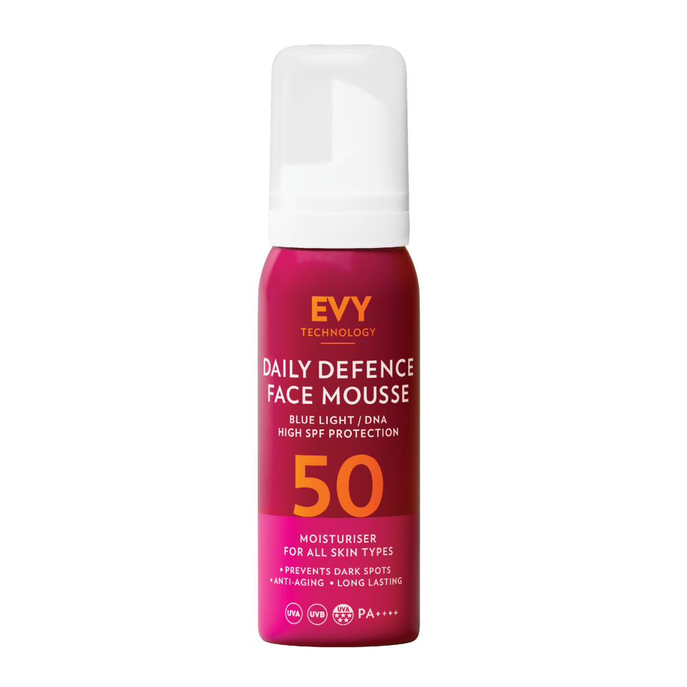 EVY Daily Defence Face Mousse Cancer Awareness SPF 50 (75ml) :: kremkrem